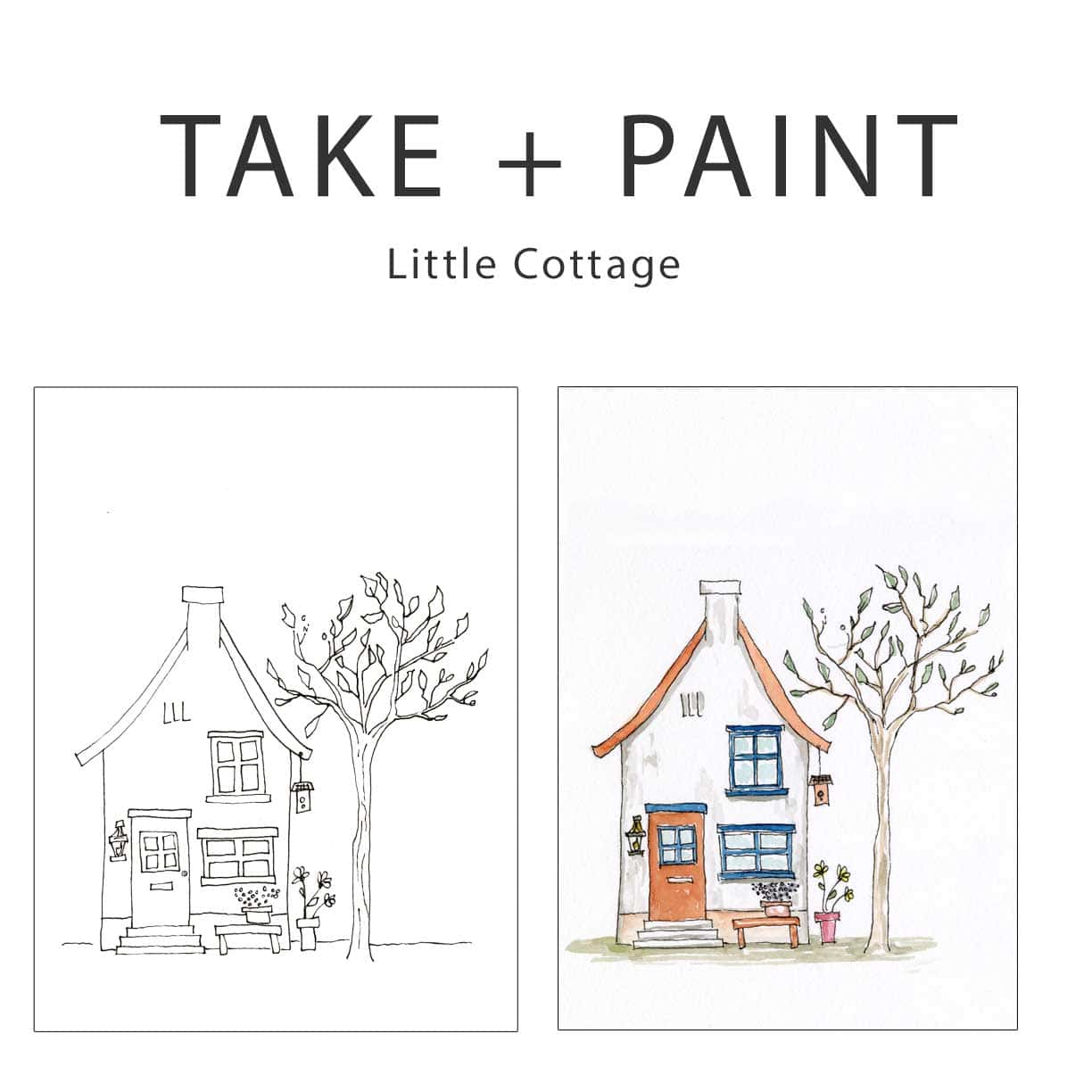 Little Cottage Take+Paint | Tamery Stafford